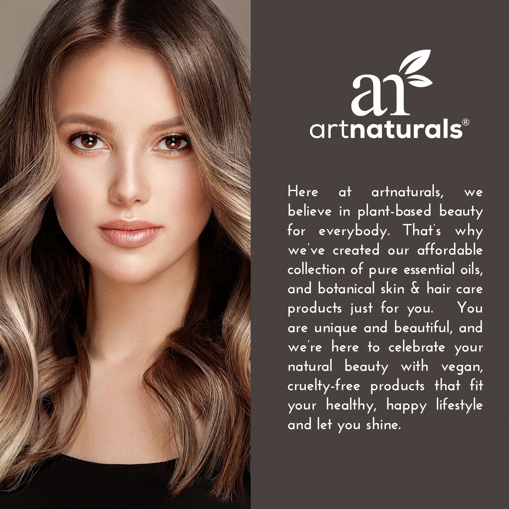 artnaturals Coconut-Lime Shampoo and Conditioner Set – (2 x 16 Fl Oz / 473ml) - Professional Deep Hydrating Moisturizing For Curly Fine Oily Dry Damaged and Color Treated Hair – Natural, Sulfate Free