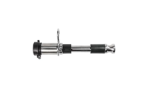 Bulletproof Stainless Steel Trailer Hitch Locking Pin with Weather Resistant Rubber Cap, 5/8β Diameter, Universal Fit, & Compatible with Class 1, 2, 3, 4, & 5 Hitches