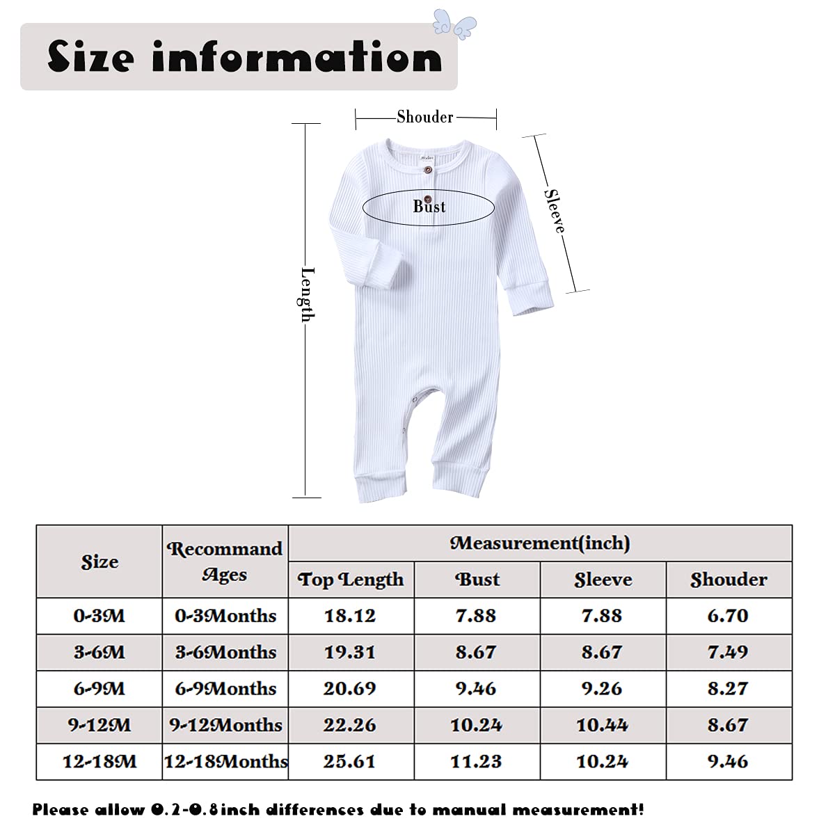 Newborn Baby Boy Girl One Piece Romper Jumpsuit Solid Ribbed Baby Boy Clothes Onesies Outfits