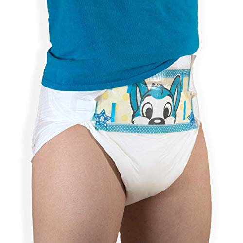 ABUniverse PeekABU Adult Diapers - Pack of 10 (Medium)