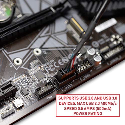 LINKUP USB 2.0 to USB 3.0/3.1 Upgrade Adapter, Noise Reduction, Shielded, 26 cm, Backed by 1-Year Warranty