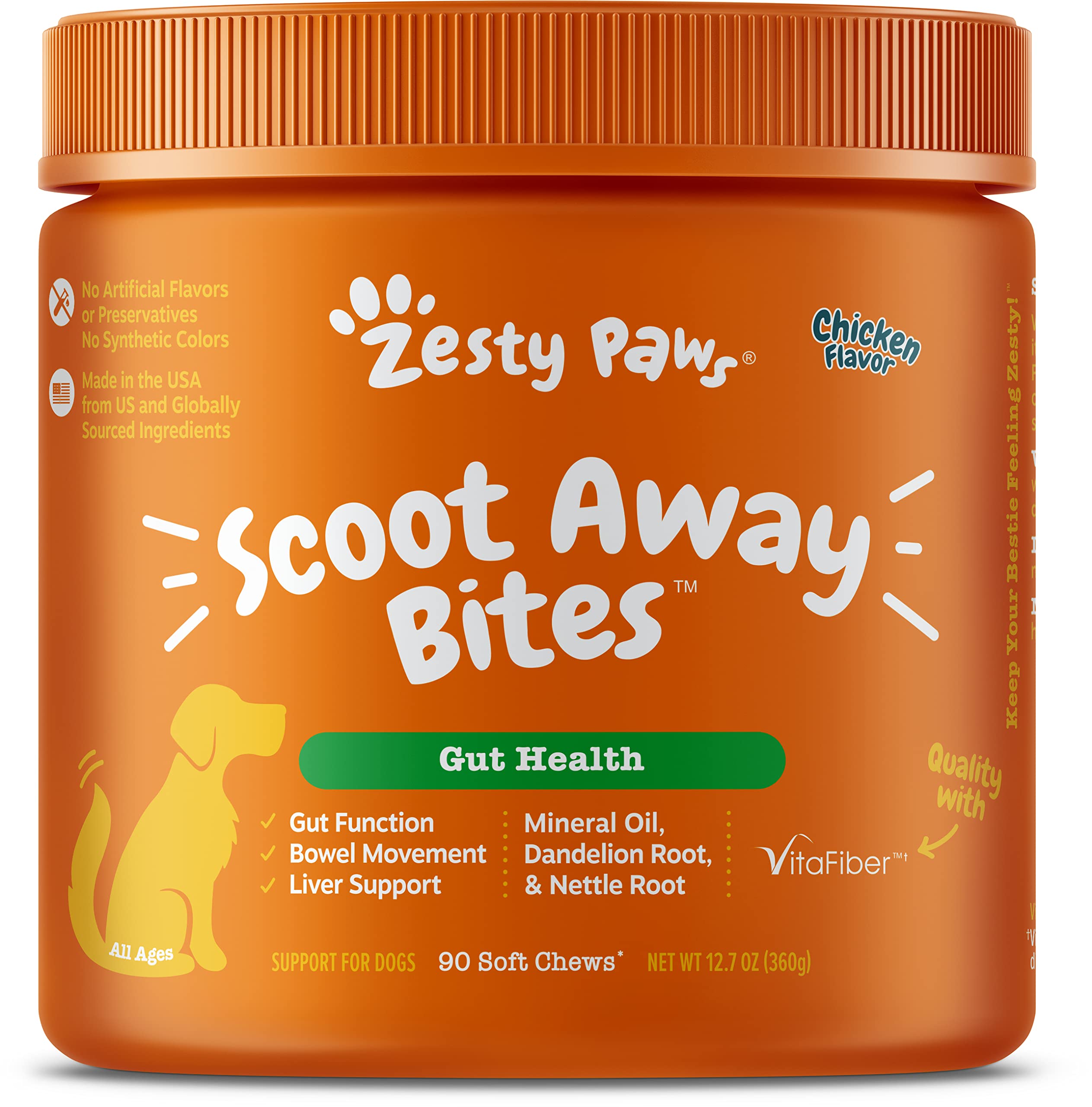 Cranberry Soft Chews for Dogs - Kidney, Bladder & Urinary Tract Wellness Supplement + Scoot Away Soft Chews for Dogs - with Bromelain