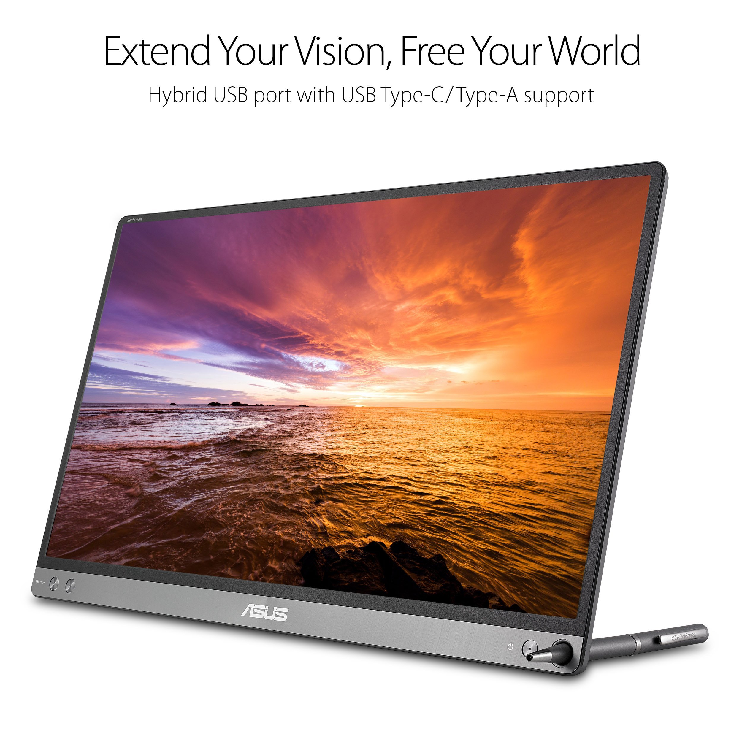 ASUS ZenScreen MB16AC 15.6-Inch Full HD IPS Monitor (Renewed)