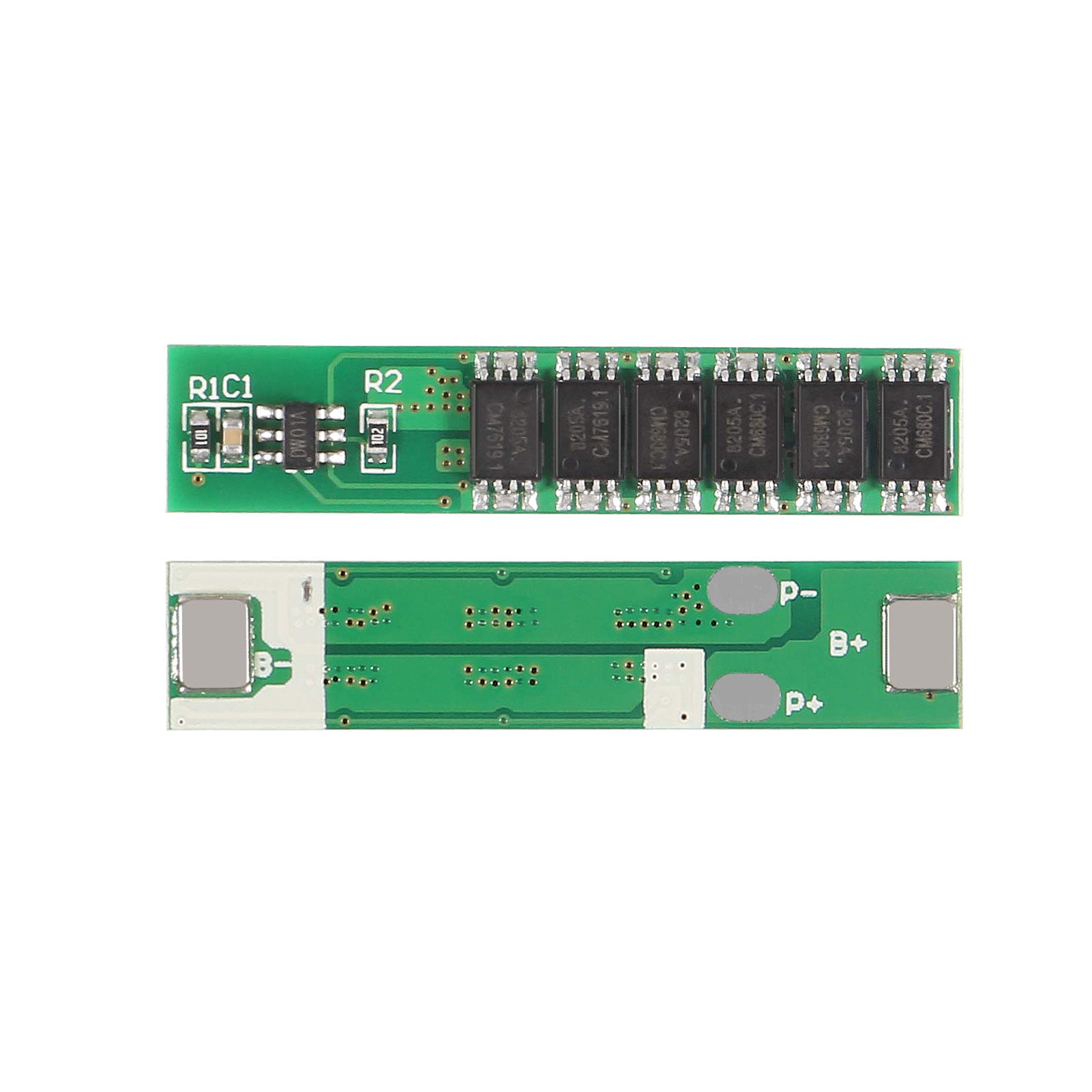 ACEIRMC 1S 3.7V 10A 6MOS 18650 Charger PCB BMS Protection Board for 18650 Li-ion Lithium LiPo Battery Cell (10pcs)