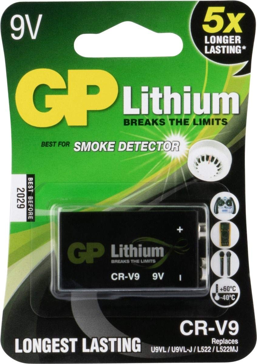 9 Volt Lithium Battery GP