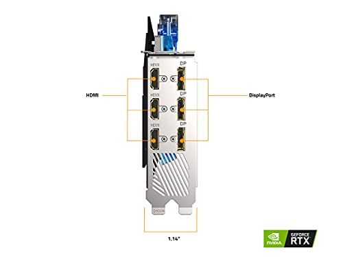 GIGABYTE AORUS GeForce RTX 3080 Ti Xtreme WATERFORCE WB 12G Graphics Card, Waterforce Water Block Cooling System, 12GB 384-bit GDDR6X, GV-N308TAORUSX WB-12GD Video Card