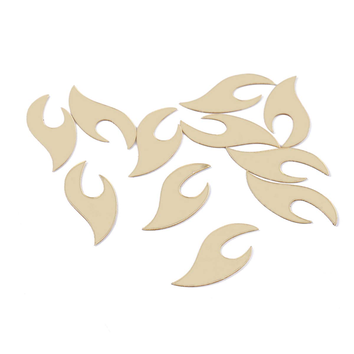Winwinfly Mirror Wall Stickers Sun Flower Shape Wall Decals for Home Wall Decoration,Golden