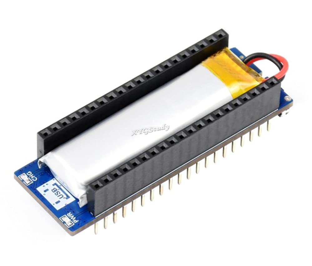 UPS Module for Raspberry Pi Pico with Uninterruptible Power Supply Li-po Battery via I2C, Stackable Design @XYGStudy (Pico-UPS-B)