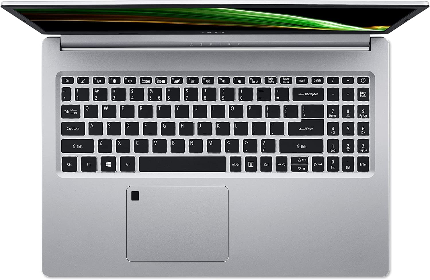 Acer Aspire 5 Slim 15.6" FHD IPS Premium Laptop | AMD Ryzen 7 3700U | Backlit Keyboard | Fingerprint Reader | Windows 11 (Silver, 8GB DDR4 | 256GB SSD)