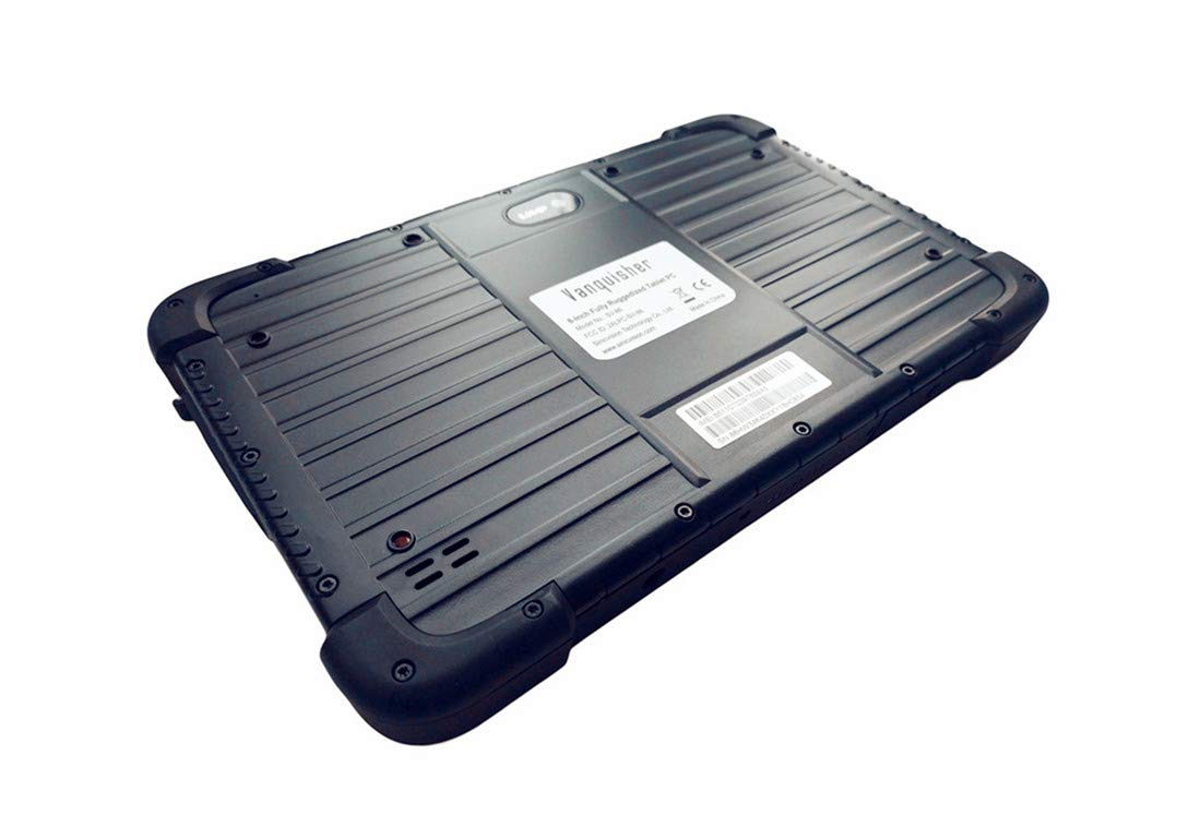 Vanquisher 8-Inch Windows 10 Rugged Field Tablet IP67 Waterproof 4G LTE, MIL-STD-810G for Enterprise Mobile Work Black