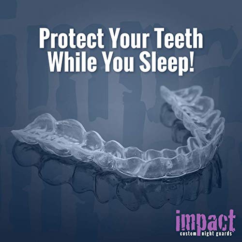 Impact Nightguards Self-Equilibrating Grind Guard for Moderate to Severe Teeth Grinding -Direct From Dental Lab (3MM LOWER BLUE)