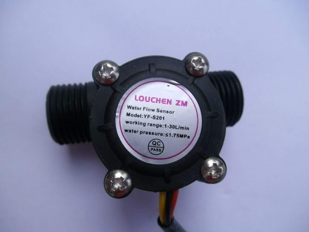 Flowmeter 10pcs/lot Water Flow Sensor flowmeter Hall Flow Sensor Water Control 1-30L/min 2.0MPa YF-S201