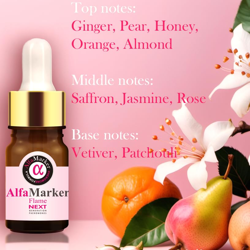 ALFAMARKER Pheromones Perfumes for Women - Long-Lasting Oil Formula - Aroma para Mujeres - Pheromone Perfume Oil for Women - Bottle 5ml with Dropper