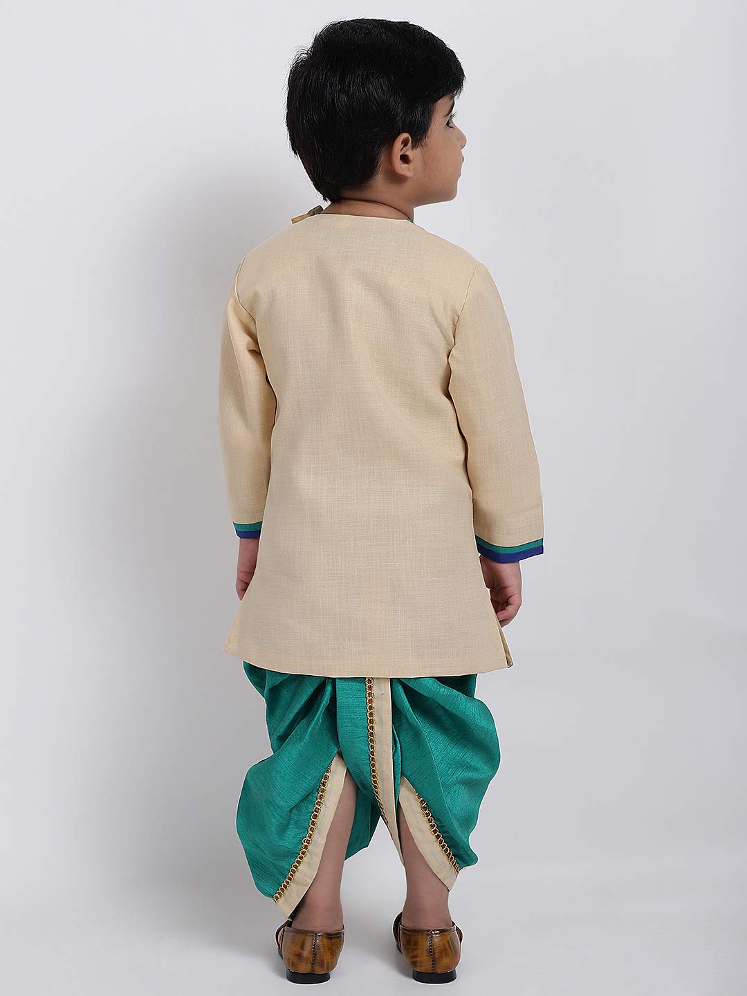 AHHAAAA Kids Ethnic Festive and Party Wear Cotton Kurta and Dhoti Pant Set for Baby boys