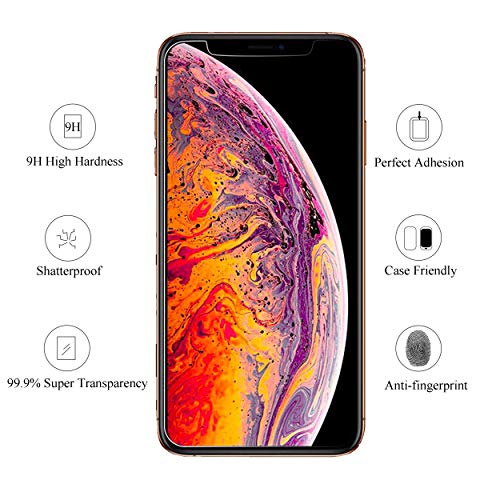 Ailun Screen Protector for iPhone 11 Pro Max/iPhone Xs Max 3 Pack 6.5 Inch 2019/2018 Release Case Friendly Tempered Glass