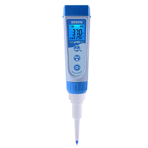 Y-LKUN Water Quality Meter PH5S Ph Meter Range: -2.00~16.00 PH Value Waterproof Pen Type Digital Food PH Tester for Cheese and Fruit Measuring Tool Moisture Meter