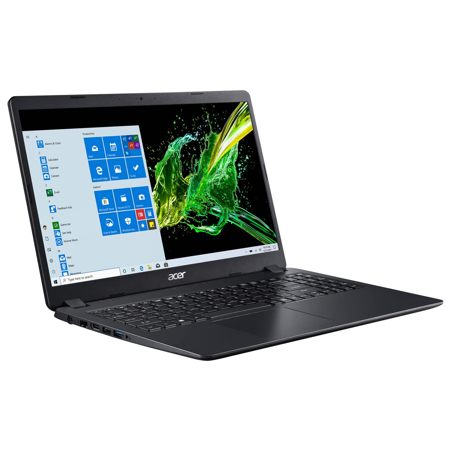 acer Chromebook 315 Laptop Computer for Student Business, 15.6" FHD IPS Display Chomebook Laptops, Intel Celeron N4500, 4 GB RAM|320 GB(64 GB eMMC+256 GB Card), WiFi6, Chrome OS+Designed Accessories
