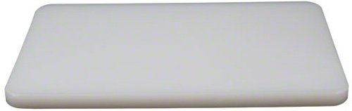 American Metalcraft BB6105 Rectangular Pressed Plastic Cutting Board, Non-Slip, 10" L x 6" W, White