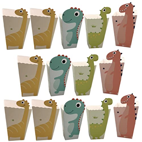 Abaodam 72 Pcs Mini Treat Bags Disposable Containers Bulk Popcorn Dinosaur Candy Bags Popcorn Gift Movie Popcorn Bucket Popcorn Bulk Individual Bags Paper Popcorn Boxes Popcorn Paper Bags