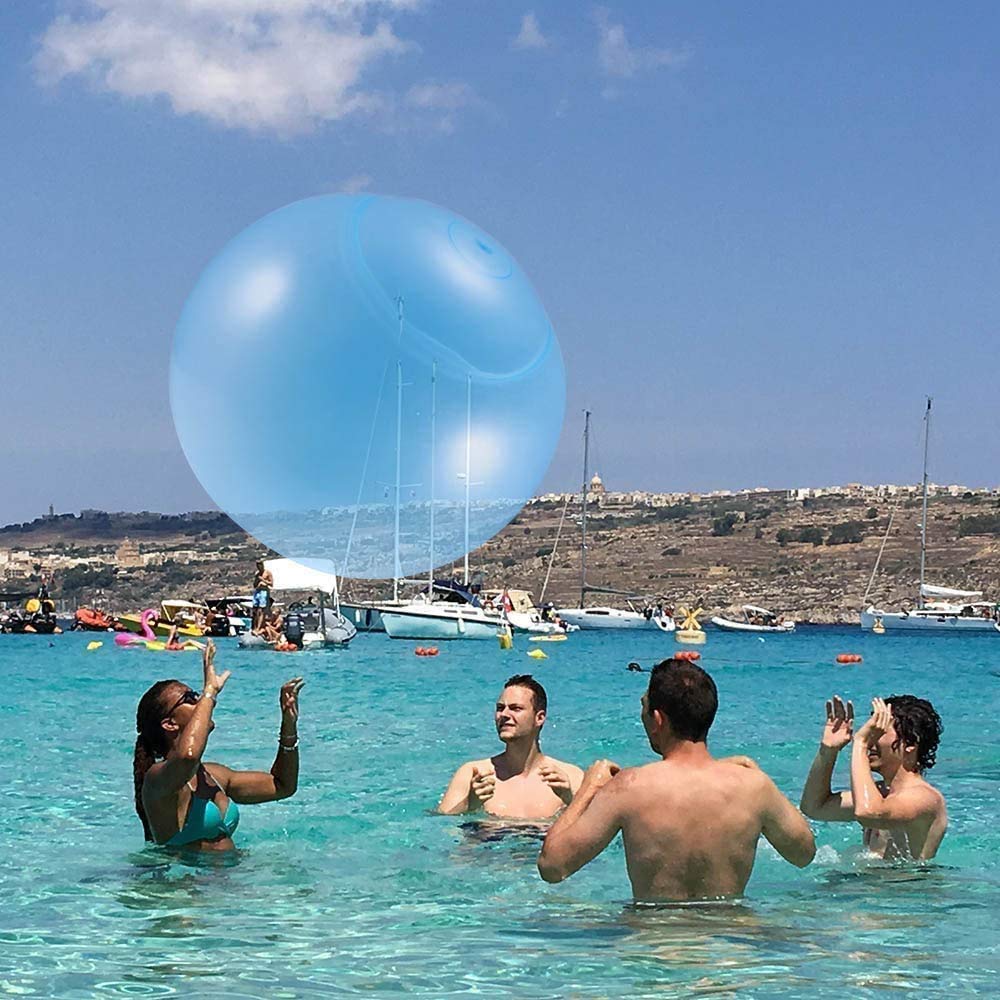 2 pcs Bubble Ball 19.7 inch Jelly Bubble Balloon Inflatable Funny Toy Ball Inflatable Ball Beach Garden Ball for Outdoor Indoor Play