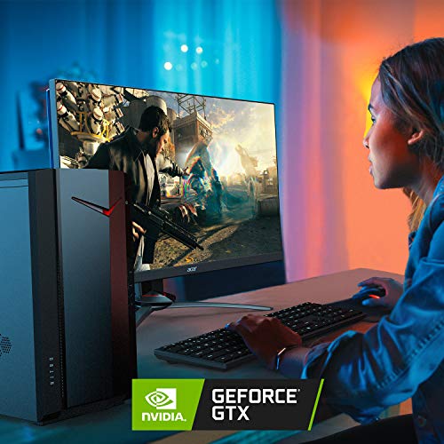 Acer Nitro 50 Gaming Desktop, 10th Gen Intel Core i5-10400F 6-Core Processor, GeForce GTX 1660 Super, 8GB DDR4, 512GB NVMe M.2 SSD, Intel WiFi 6, Keyboard and Mouse, N50-610-UR15