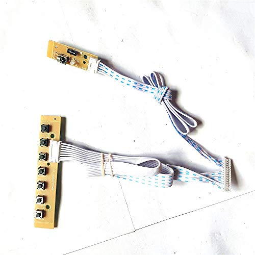for LTN156AT01-A01/B01/B02 Remote+Inverter+Keyboard LCD Display T.V53 Controller Board 1CCFL 30Pin LVDS VGA HDMI AV USB DIY kit (LTN156AT01-B02)