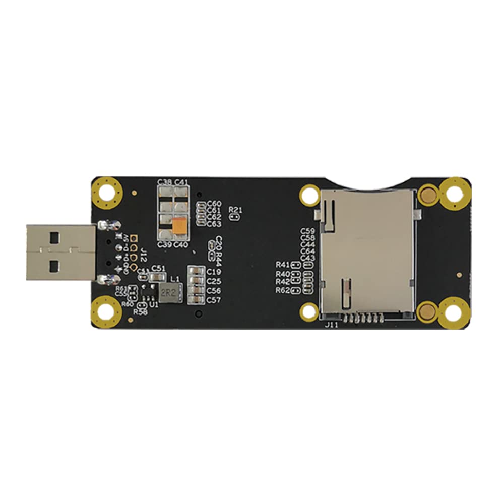 EXVIST 4G LTE Industrial Mini PCIe to USB Adapter W/SIM Card Slot for WWAN/LTE 3G/4G Module Applicable for M2M & IoT Applications Like Raspberry Pi Industrial Router IP Camera Digital Signage etc.