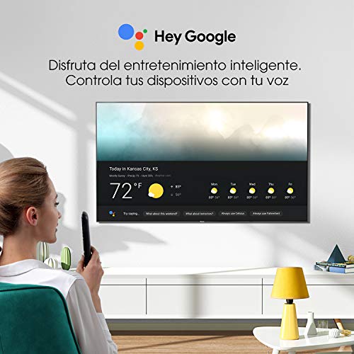 Hisense 75-Inch Class H6570G 4K Ultra HD Android Smart TV with Alexa Compatibility (75H6570G, 2020 Model)