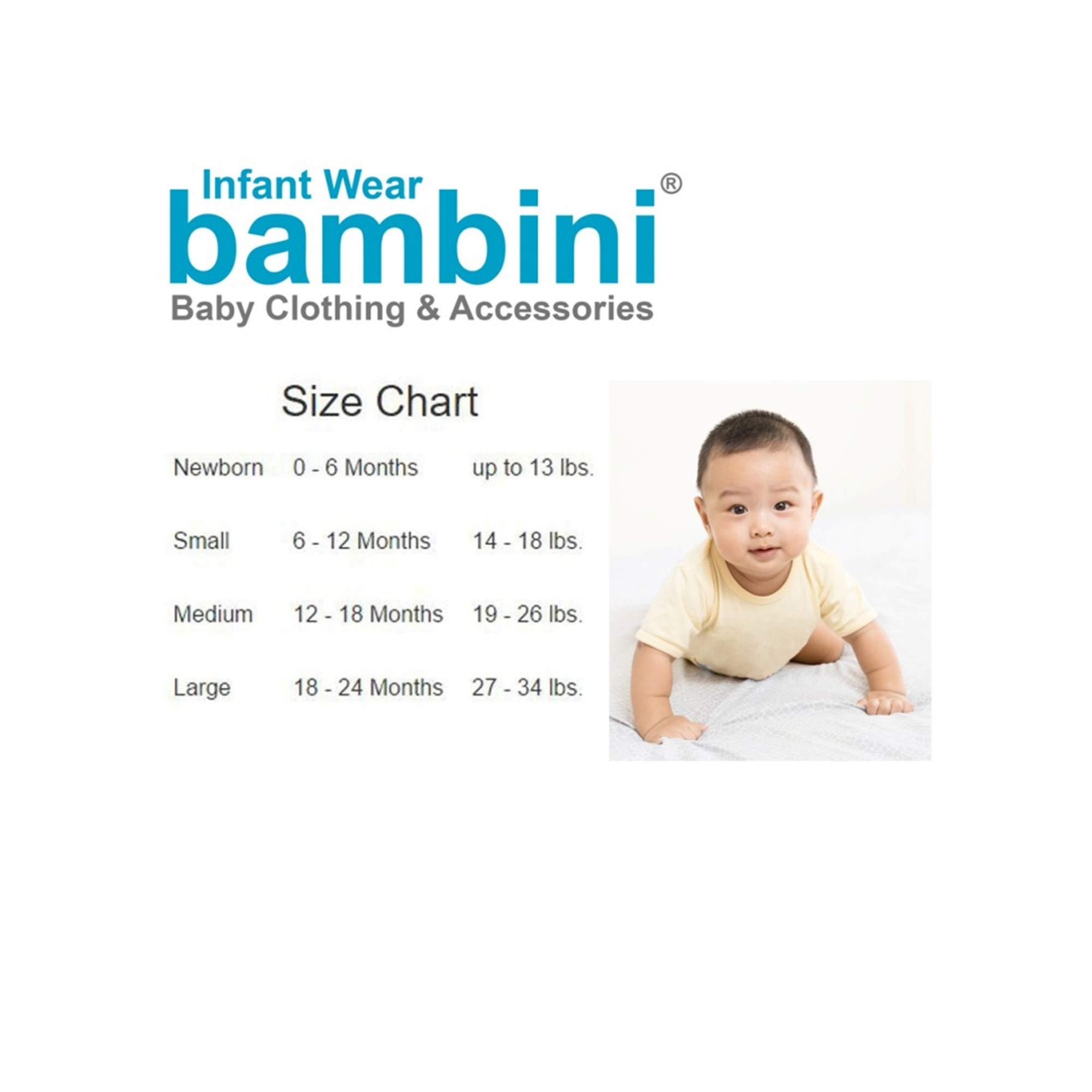 bambini Baby White Rib Knit Sleeveless Tank Top Shirt , Small 6 - Pack