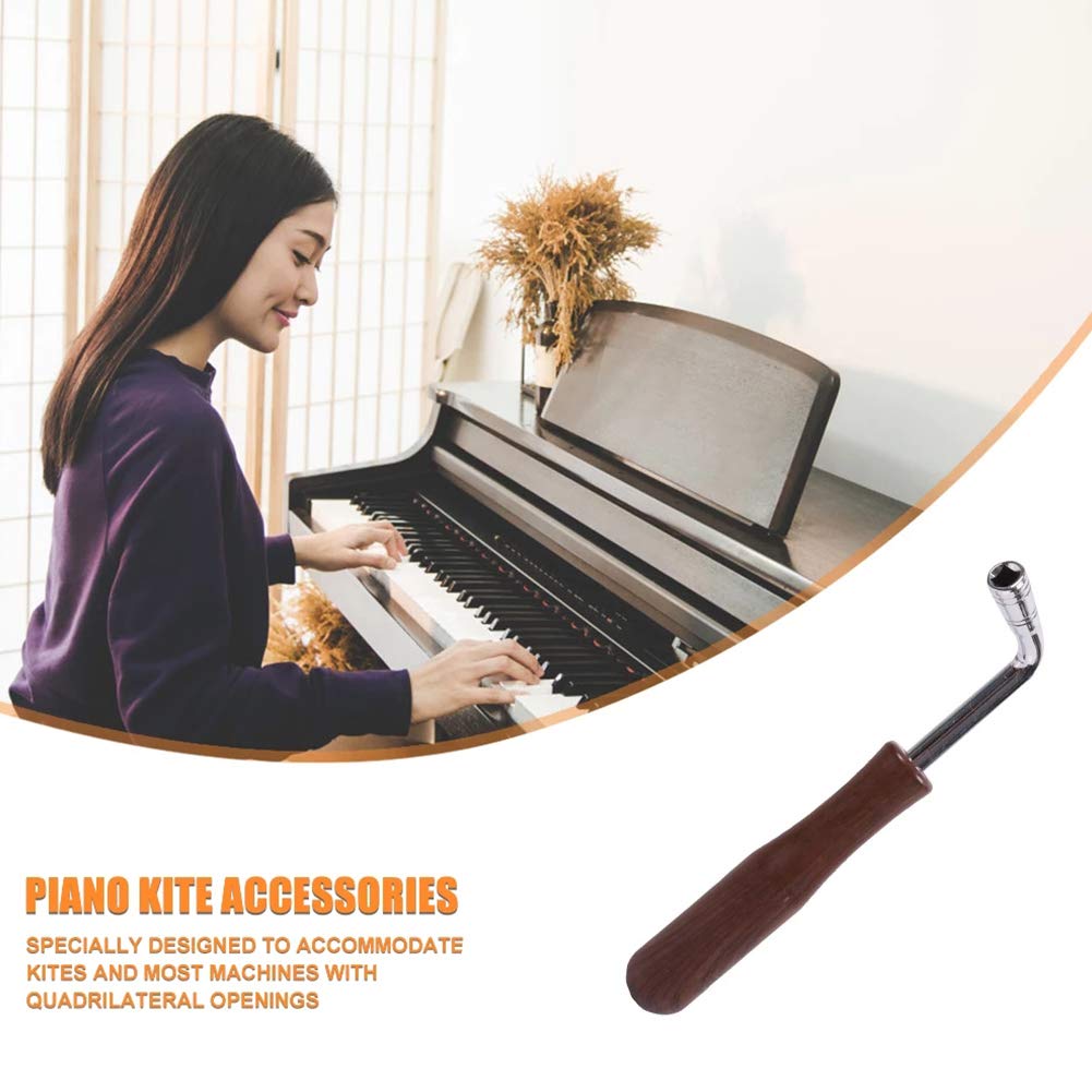 2 Pcs Piano Tuning Wrench, L-shape Piano Tuner Spanner Piano Square Wrench Piano Tuner Spanner Tool