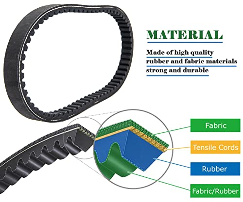 30 Series Go Kart Drive Belt Replaces Manco 5959 / Comet 203589,Torque Converter Belt(Pack of 3)