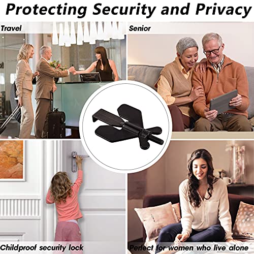 AceMining Portable Door Lock Home Security Door Locker Travel Lockdown Locks for Additional Safety and Privacy Perfect for Traveling Hotel Home Apartment College