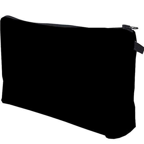 CAOODKDK Small Makeup Bag for Purse Travel Makeup Pouch Small Cosmetic Bag Mini Cosmetic Bags for Women (Black)