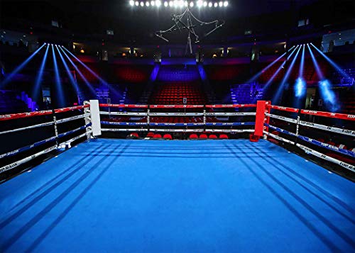 LYLYCTY 7x5ft Photography Backdrops for Boys Birthday Party Boxing Ring Backgrounds Dorm Decorations Backdrop for Men Portrait Backdrops Photo Booth Props BJZYLY6