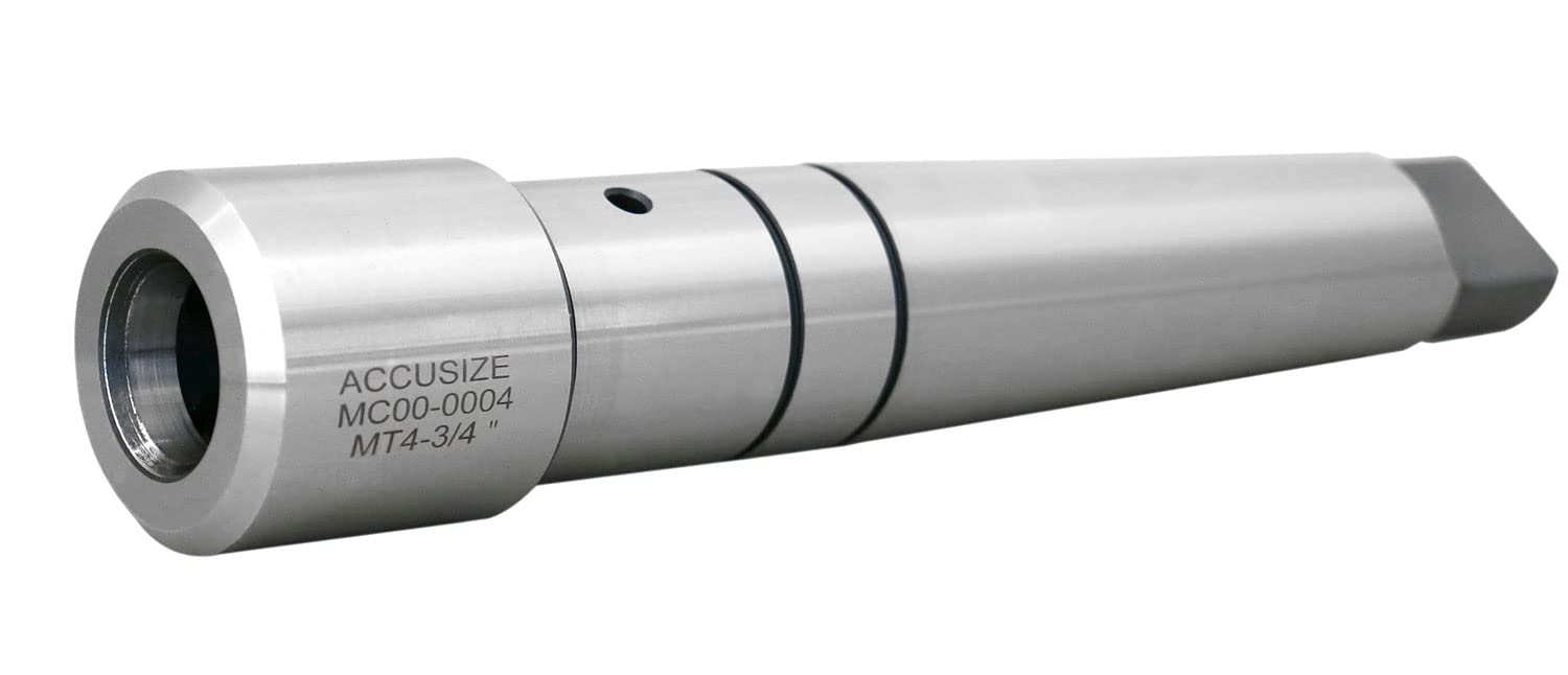 Accusize Industrial Tools Magnetic Drill Annular Cutter Arbor Mt4 to 3/4'' Weldon Shank, Mc00-0004