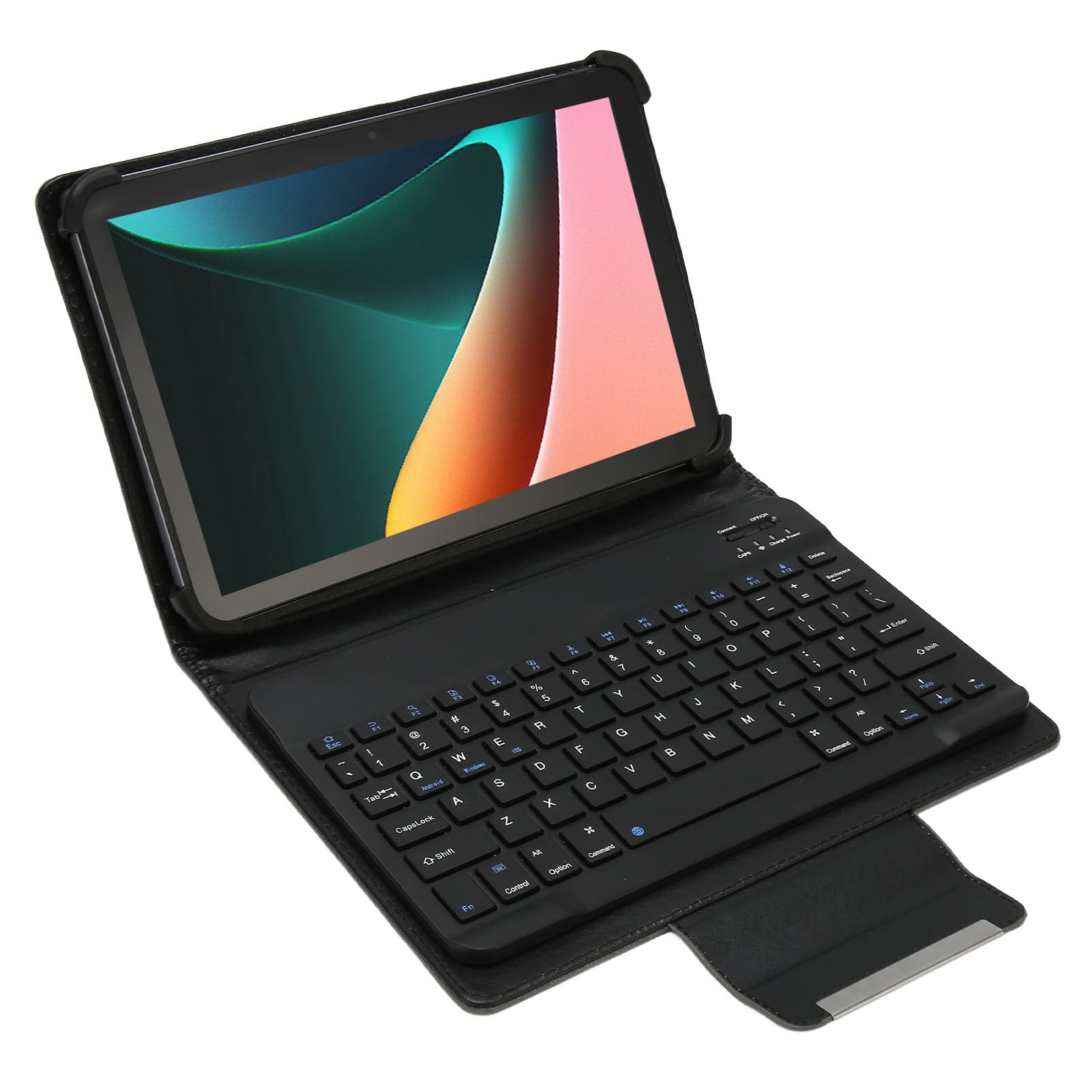 2 in 1 Tablet, 10.1 Inch Android12 Tablet, 4G Cellular Tablet with Keyboard & Case, Octa Core CPU, 6GB RAM 128GB ROM, FHD Display, 16MP Dual Camera, 5G WiFi, BT5.0, 7000mAh