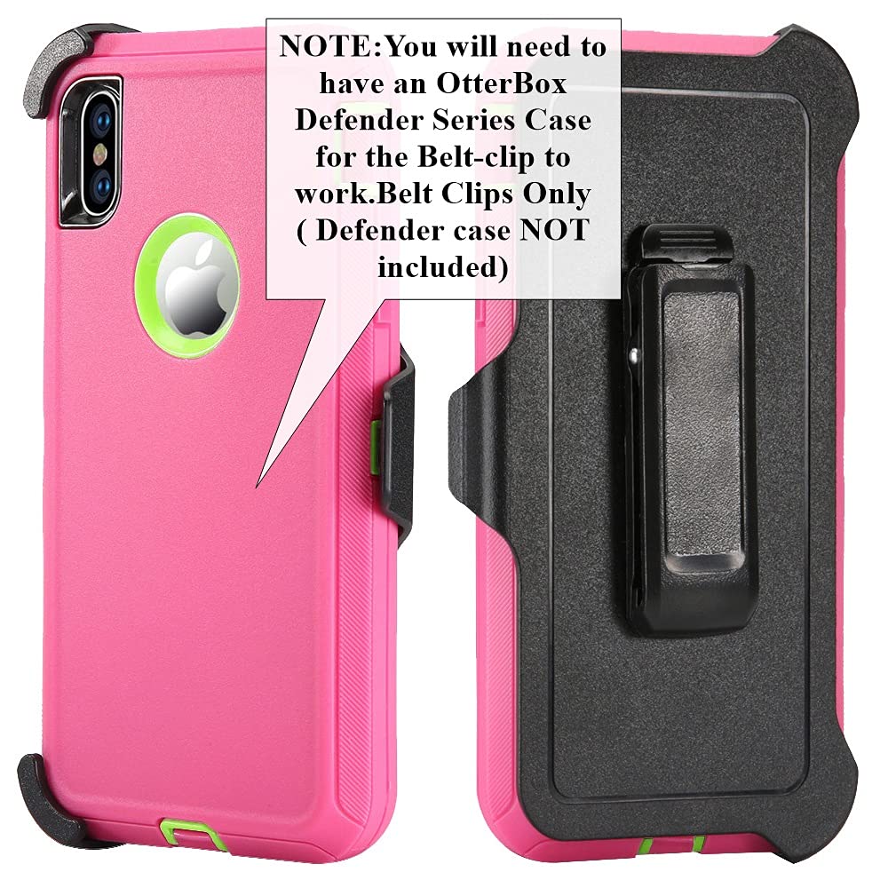2 Pack Replacement Holster Belt Clip for Samsung Galaxy Note 8 Otterbox Defender Case(2PCS)