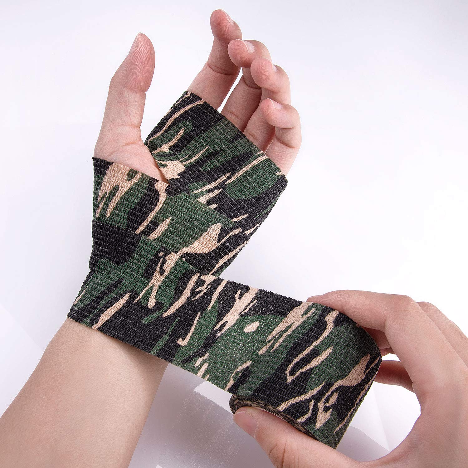 14 PCS Self Adhesive Bandage Wrap & Color Athletic Tape, Self Adherent StretchTape for Wrist, Ankle, Wrist Tape Baseball 2 Inch X 4.92Yard Per Roll.