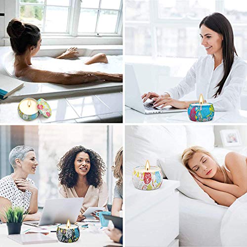 Candles, 4 Pack Scented Candles Gift Set for Women, Candles for Home Scented Soy Wax Candles for Birthday, Anniversary, Mother's Day and Christmas Gift for Her