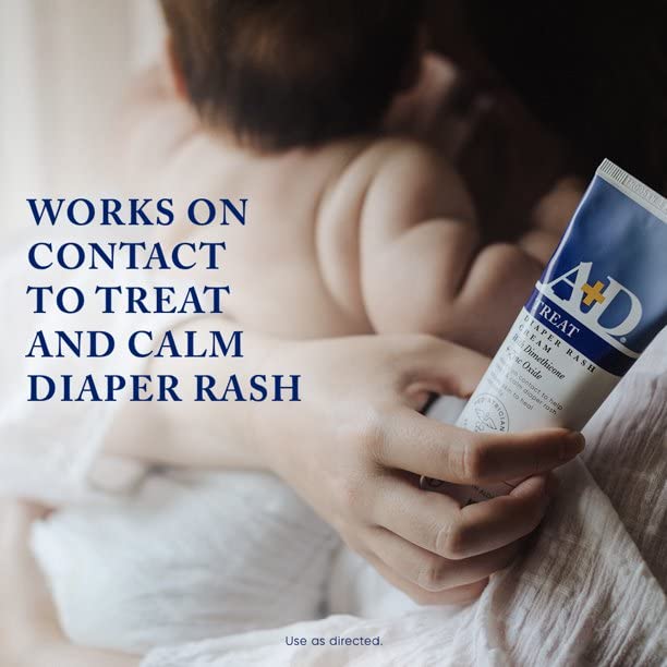 A&D Zinc Oxide Diaper Cream, 4 OZ (113 g) - Buy Packs and SAVE (Pack of 2)