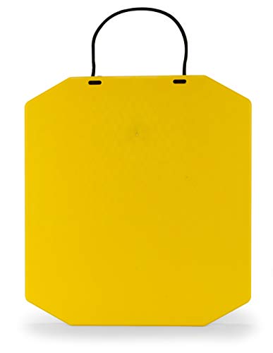 Camco 44545 Heavy-Duty Extra-Large Stabilizer Jack Pads with Handle - Prevent Trailer Jacks from Slipping Into Soft Ground - Includes (2) Jack Pads, Yellow