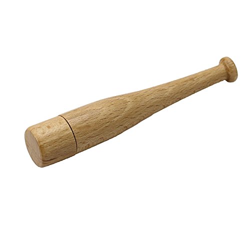 Aneew 32GB Pendrive Novelty 3D Wooden Baseball Bat Model USB Flash Drive Memory Stick U Disk Thumb Sports Gift