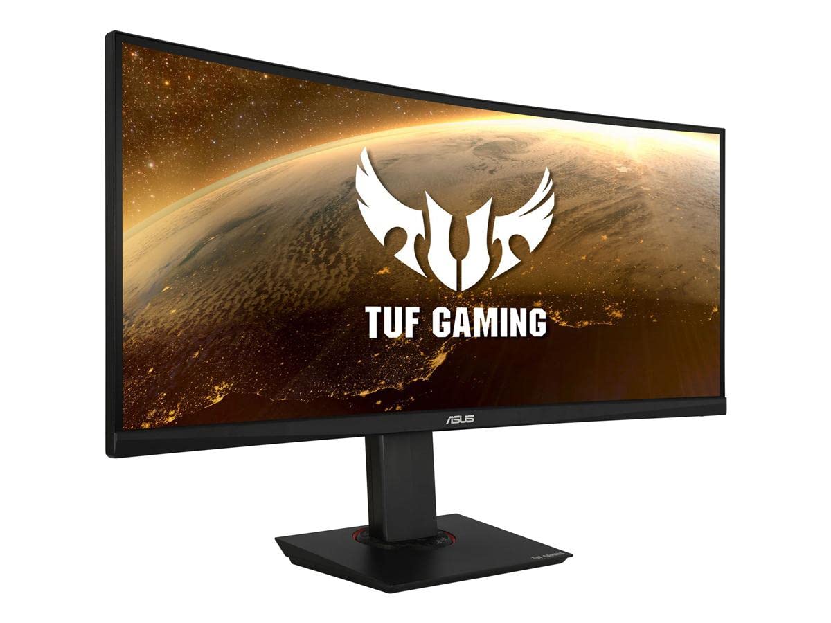 ASUS TUF Gaming VG35VQ 35” Curved HDR Monitor 100Hz Uwqhd (3440 X 1440) 1ms FreeSync Eye Care DisplayPort HDMI USB HDR10