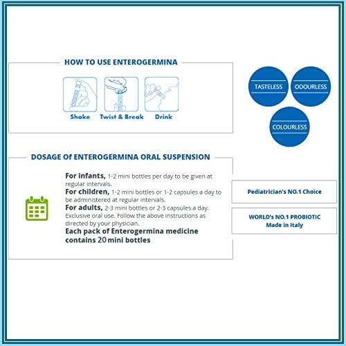 Enterogermina 2 Billion-20 Vials (2 Pack)