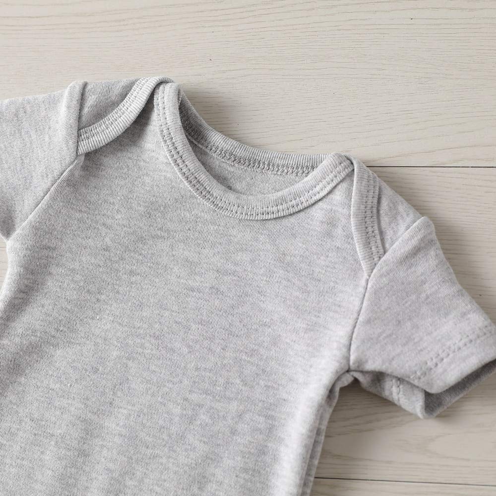 Acwssit Aunt Cool Than Dad Baby Boy Clothes Unisex Funny Baby Girl Baby Bodysuit gray 0-3 months