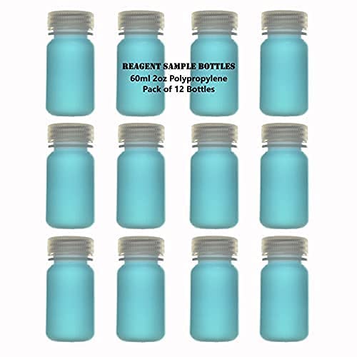 TN LAB Reagent Storage Sample Polypropylene Bottles 60ml (12)