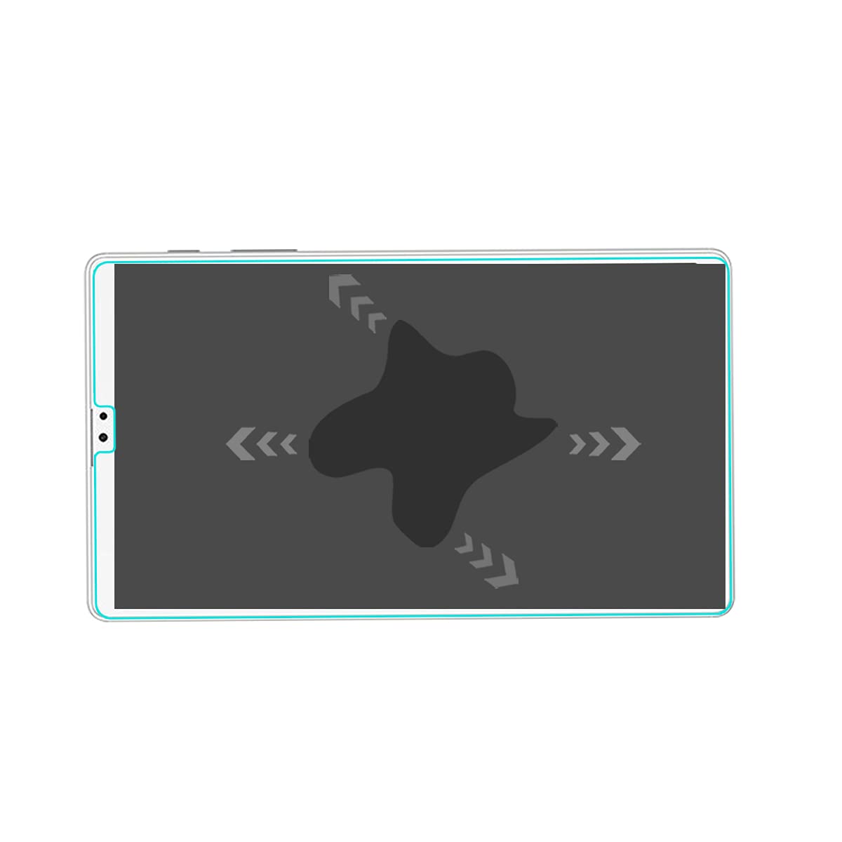 Mr.Shield [2-PACK] Designed For Samsung Galaxy Tab A7 Lite [Tempered Glass][Japan Glass with 9H Hardness] Screen Protector with Lifetime Replacement