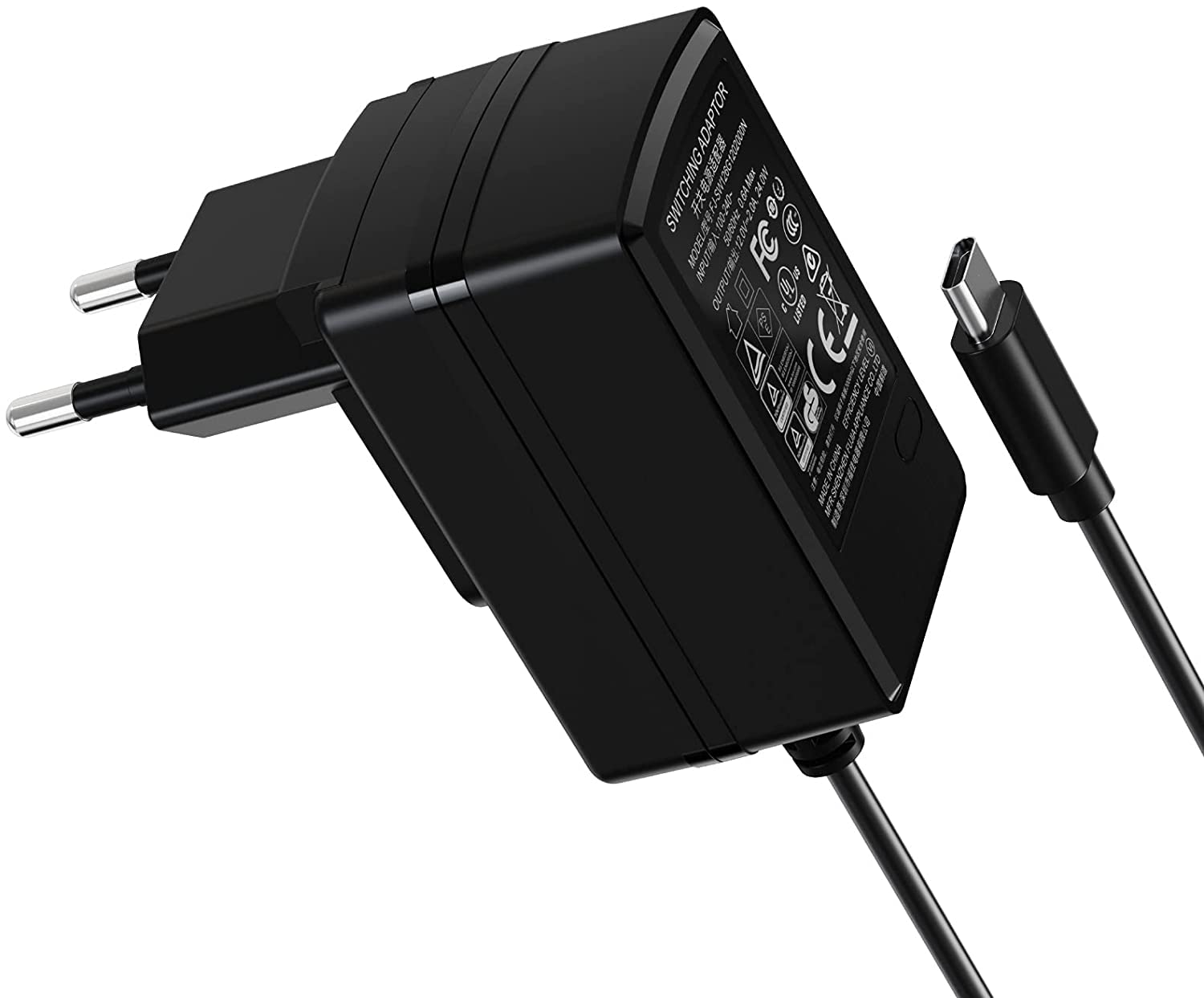 MeLE 12V 2A DC to AC Power Adapter with Type-C Port and UL UK GS Standard Plugs for MeLE Mini PC Computer Quieter2Q Quieter2D Quieter3Q Quieter3C Quieter4C and PCG02 Pro