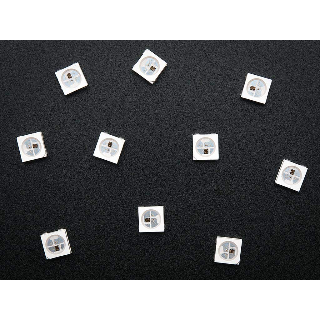 Adafruit Industries NeoPixel 5050 RGB LED with Integrated Driver Chip - 10 Pack