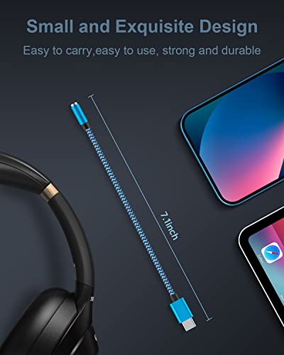 2-Pack Lightning to 3.5mm Aux Adapter, Headphone Adapter for Aux Cord [Apple MFI Certified] 3.5mm Jack Aux Audio Adapter Dongle for iPhone 14 13 12 11 Pro Max Plus Mini XR XS 8 iPad iPod